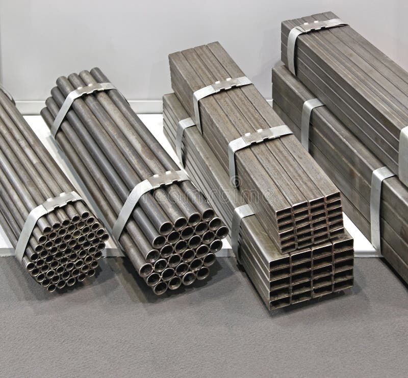 Steel Pipes stock image. Image of bunch, pipes, construction - 61097565