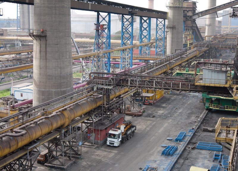 Steel plant stock photo. Image of environment, chimney - 24140896