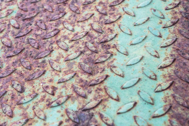 Steel Plate Rusty Green Pattern Stock Image - Image of texture, water ...