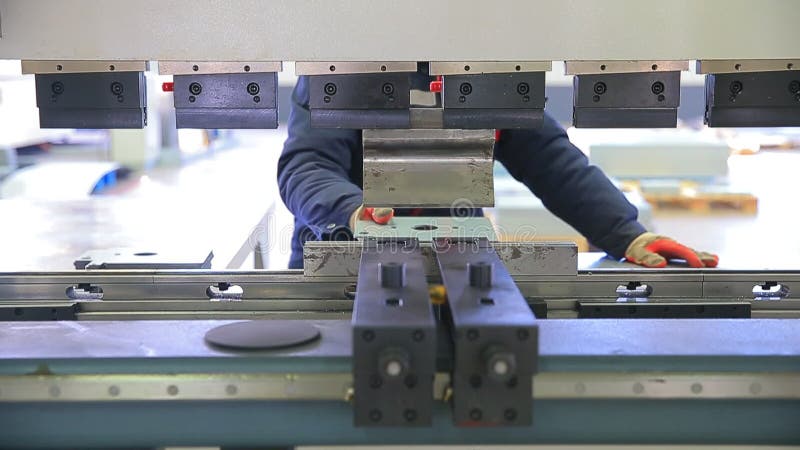 Steel Plate Shaping, Lathe Automatic Operation, Industrial Activity ...