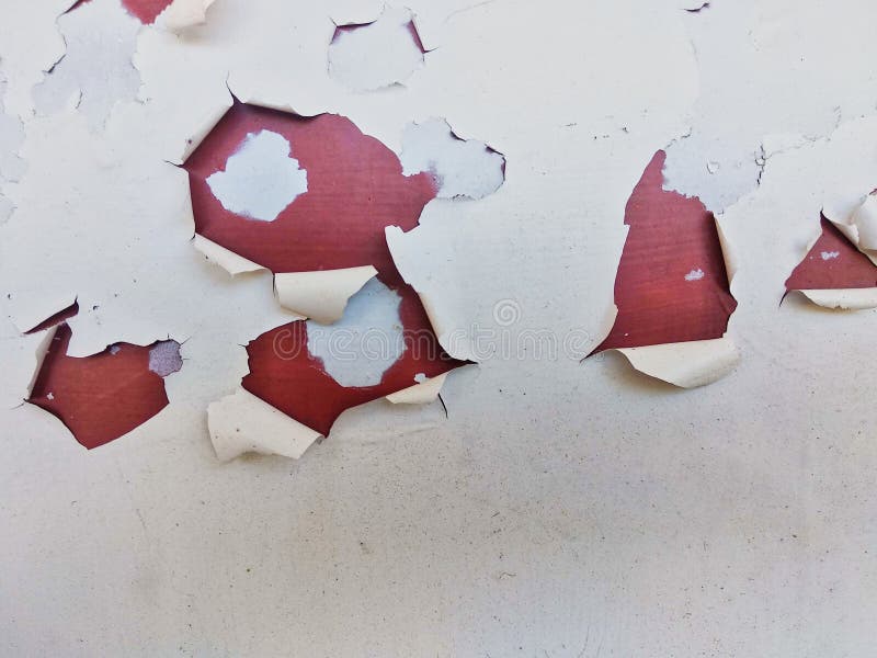 Steel Plate Texture with the Paint Broken by Time. Stock Image - Image ...