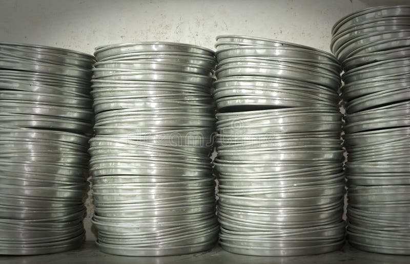 Steel plateful stock photo. Image of dishes, plates, background - 15044422