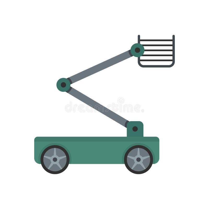 Steel Platform Icon, Flat Style Stock Vector - Illustration of building ...