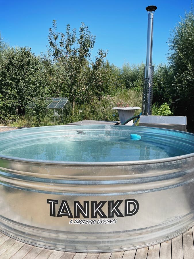 Steel pool editorial photography. Image of outdoor, garden - 330607727