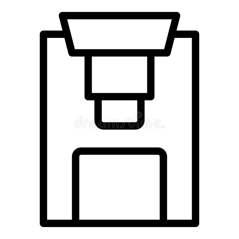 Press Machine Process Icon Color Outline Vector Stock Vector ...