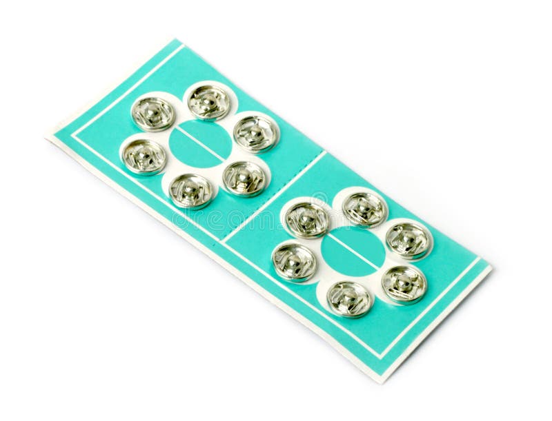 Steel push buttons stock image. Image of garment, steel - 14699357