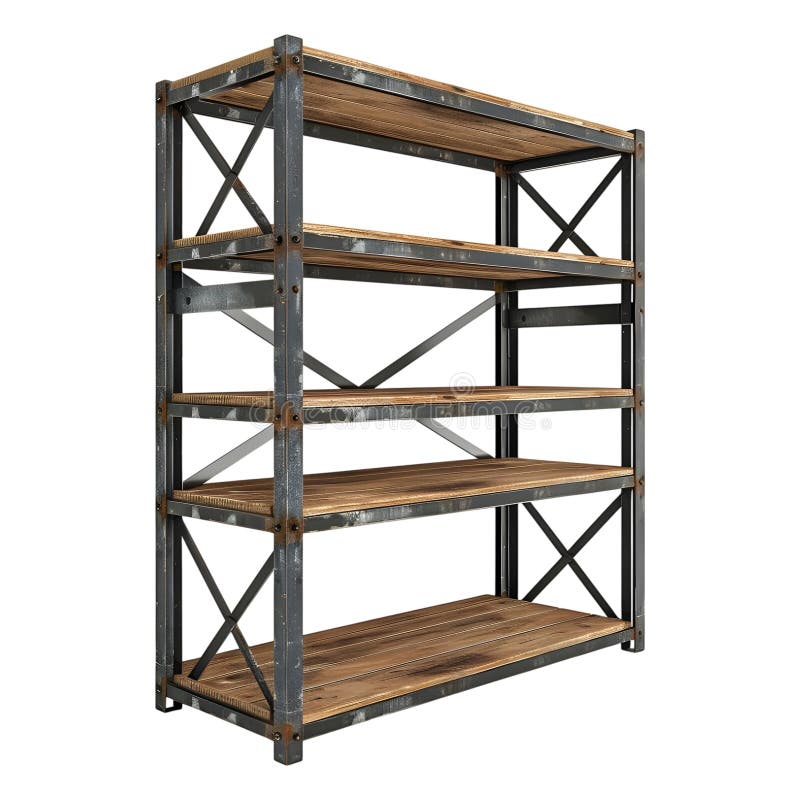Steel Rack for Stock on Transparent Background - Ai Generated Stock ...
