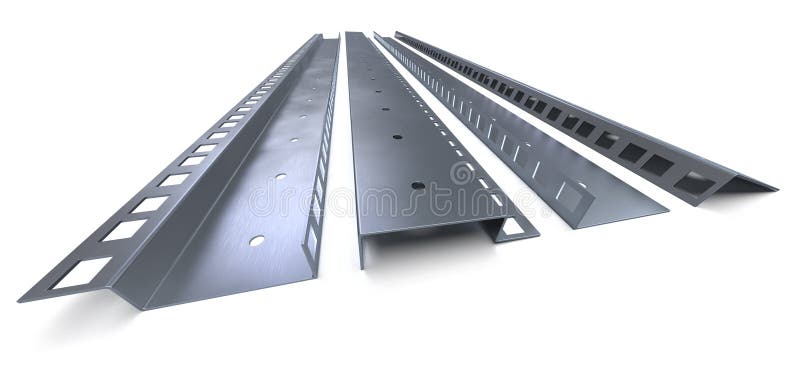 Steel Rack Strip stock photo. Image of mount, rendering - 204496974