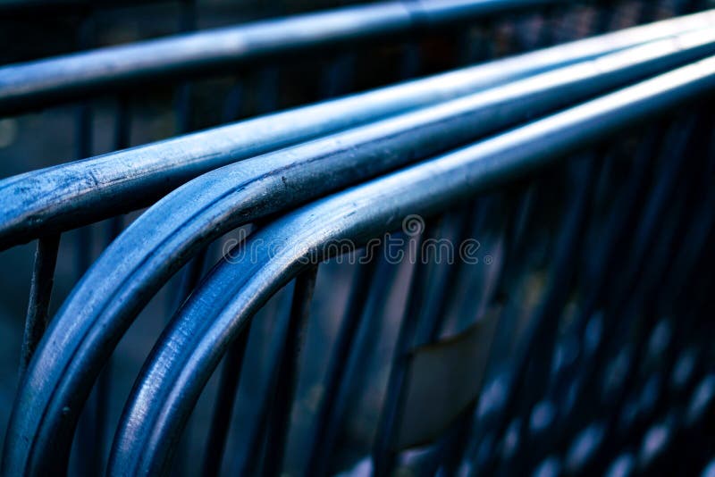 Steel railings stock image. Image of steel, steels, technology - 299087319