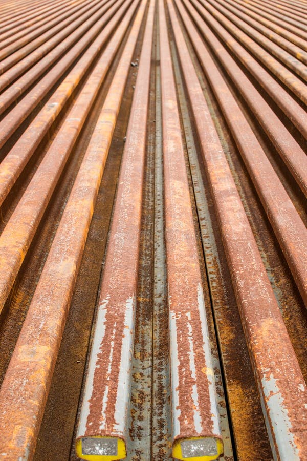 Steel Railroad tracks stock image. Image of corroded - 33404477