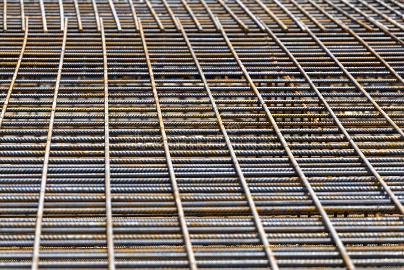 Steel Rebar Framing Background Stock Photo - Image of build ...