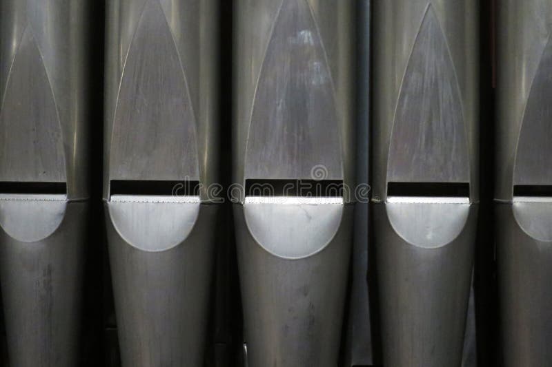 Steel Reeds of Various Sizes for Musical Organ Stock Image - Image of ...