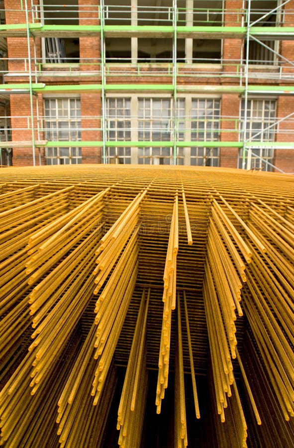 Steel reinforcement stock photo. Image of cementing, material - 1415284