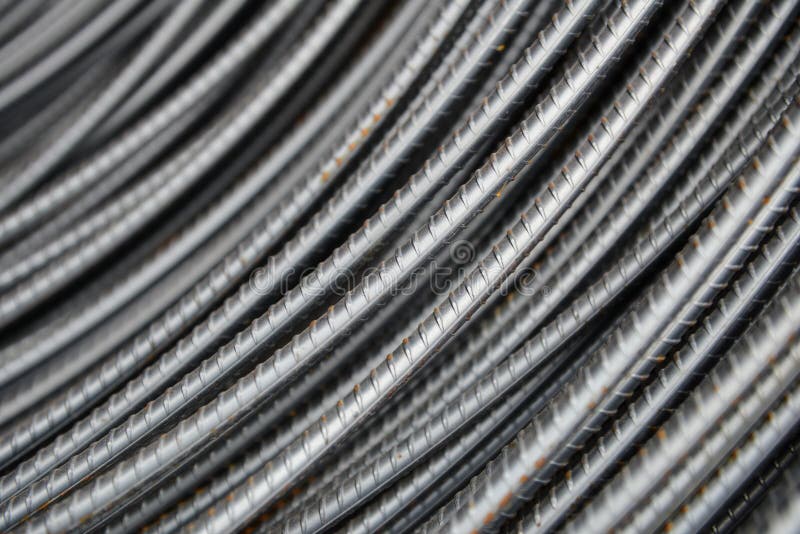 Steel Reinforcement Bars Used in Construction Stock Photo - Image of ...