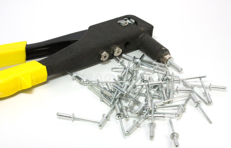 Steel rivets stock photo. Image of work, tool, metallic - 7067712