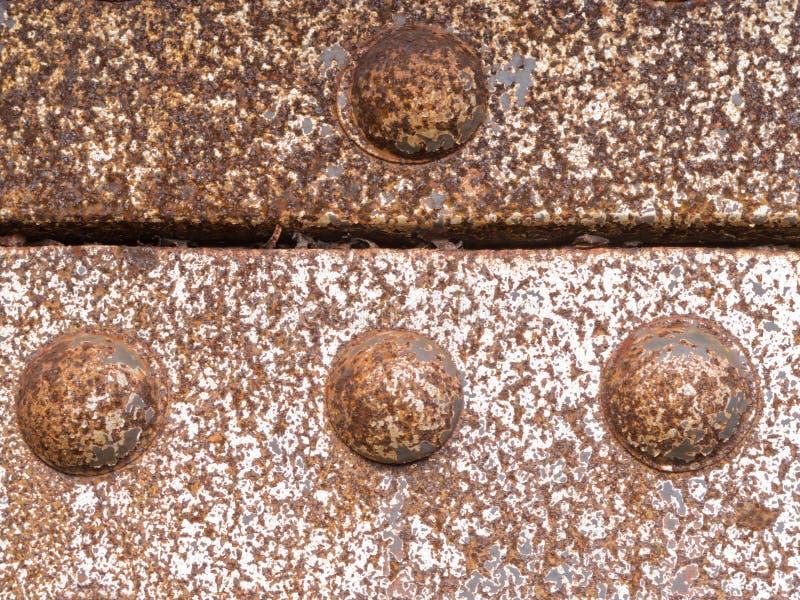 Steel Rivets Iron Surface Background Pattern Stock Photo - Image of ...