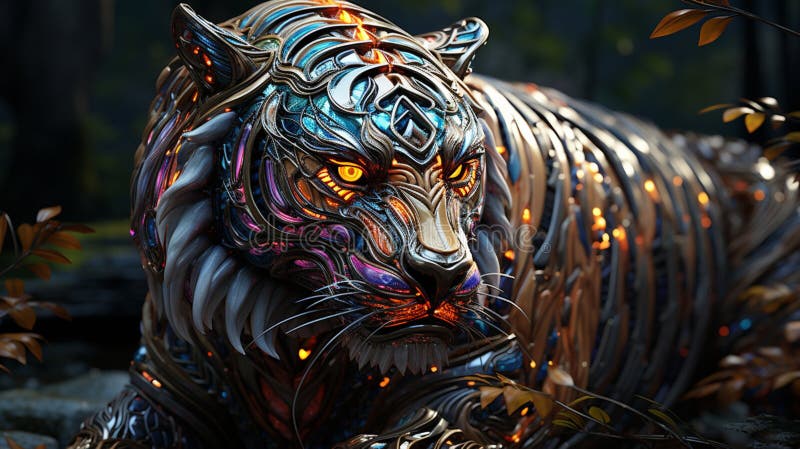 Tiger Long Tail Stock Illustrations – 126 Tiger Long Tail Stock ...