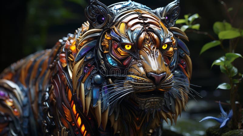 Tiger Long Tail Stock Illustrations – 142 Tiger Long Tail Stock ...