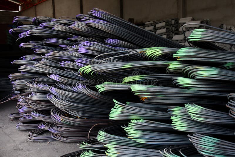 Steel rod stock image. Image of structure, metal, construction - 19998003