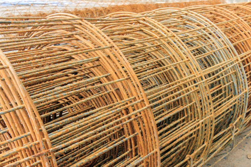 Steel Rod for Construction Job Stock Image - Image of pattern ...