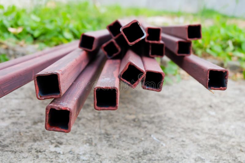 Structural Steel Beam on Roof of Building Residential Stock Image ...