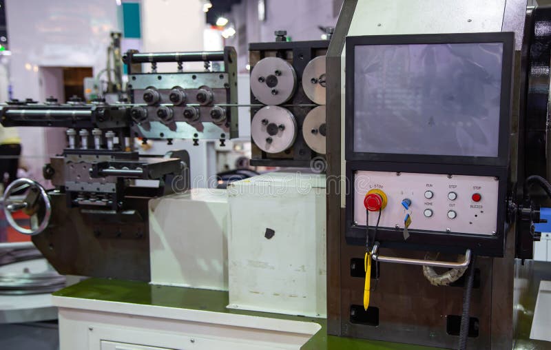 CNC Bending Machine stock image. Image of mould, factory - 133373209