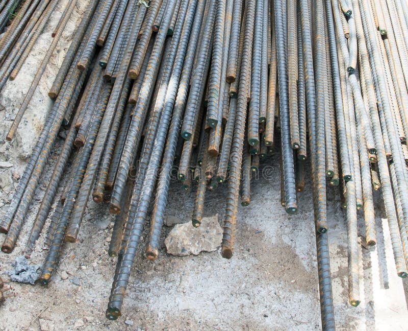 Steel rod stock image. Image of steel, group, rail, iron - 58285795