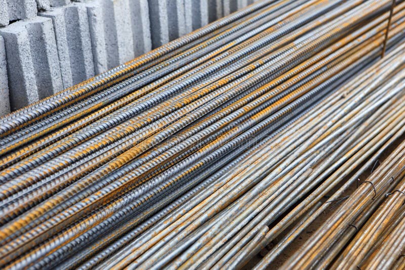 Steel rod stock image. Image of aluminum, group, objects - 32073755