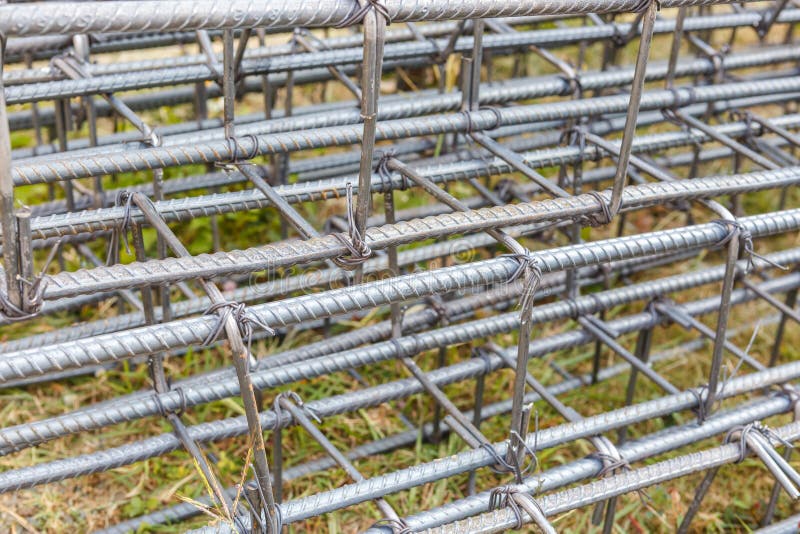 Steel Rod for Construction Job Stock Image - Image of metal, corrosion ...