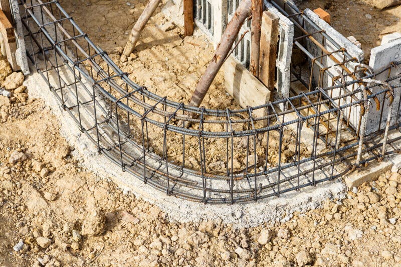 Steel Rod for Construction Job Stock Image - Image of building ...