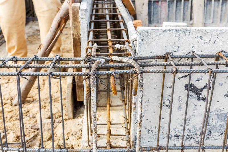 Steel Rod for Construction Job Stock Photo - Image of pattern, bundle ...