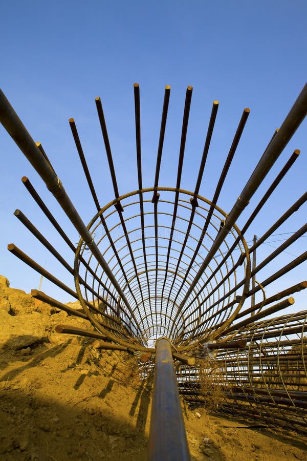 Steel Rod for Construction Job Stock Photo - Image of bunch, pattern ...