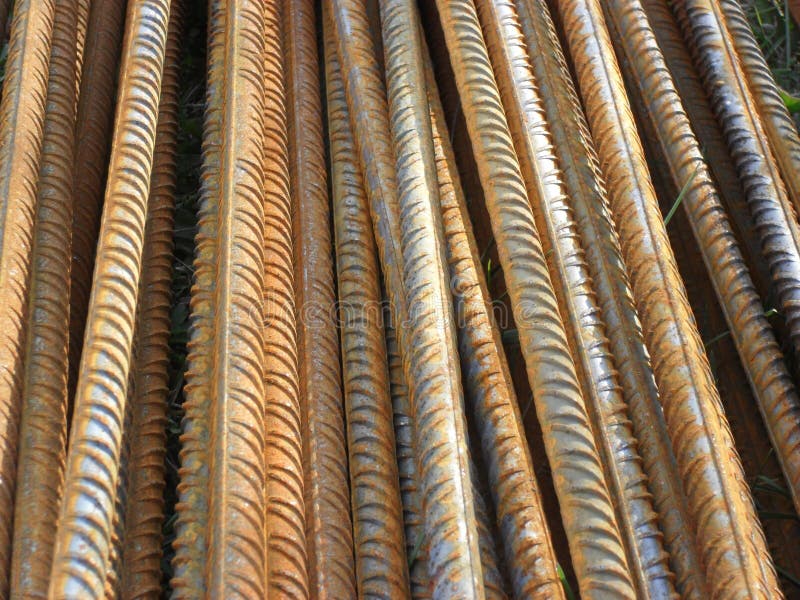Steel rods 2 stock image. Image of concrete, building - 24370895