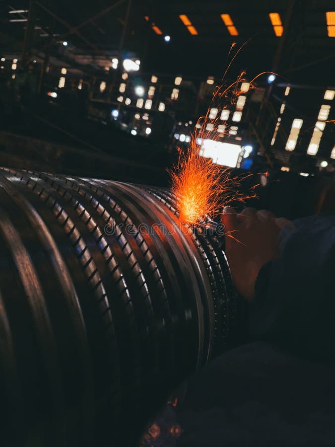 Steel Rollers Industry Engineering Stock Photo - Image of engineering ...