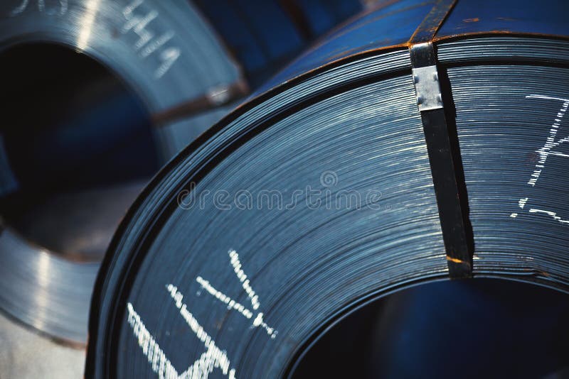 Steel rolls stock photo. Image of material, steel, background - 21015112