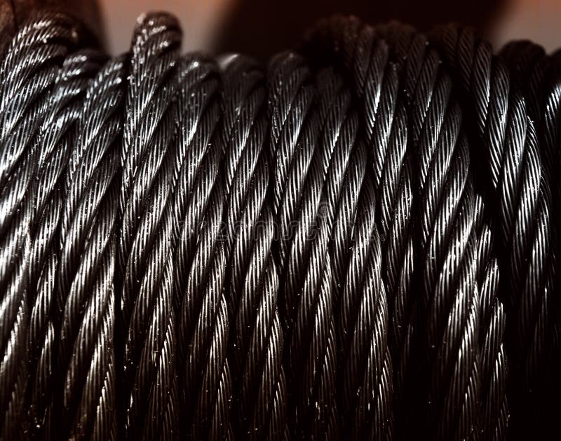 Six-strand Rope (6-strand Rope Stock Photo - Image of pulley, cable ...