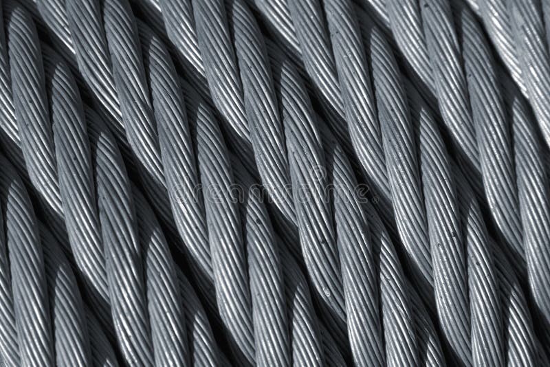 Steel rope stock image. Image of metal, close, spool, industry - 4335957