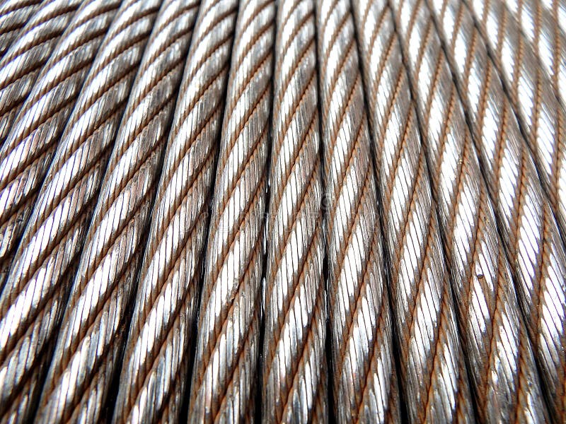 Steel Rope Background Texture Stock Photo - Image of abstract, line ...