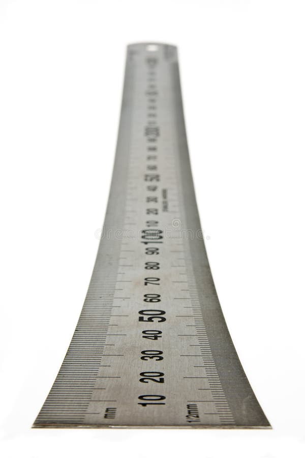Steel ruler. stock photo. Image of fernandez, metal, engineering - 11090798