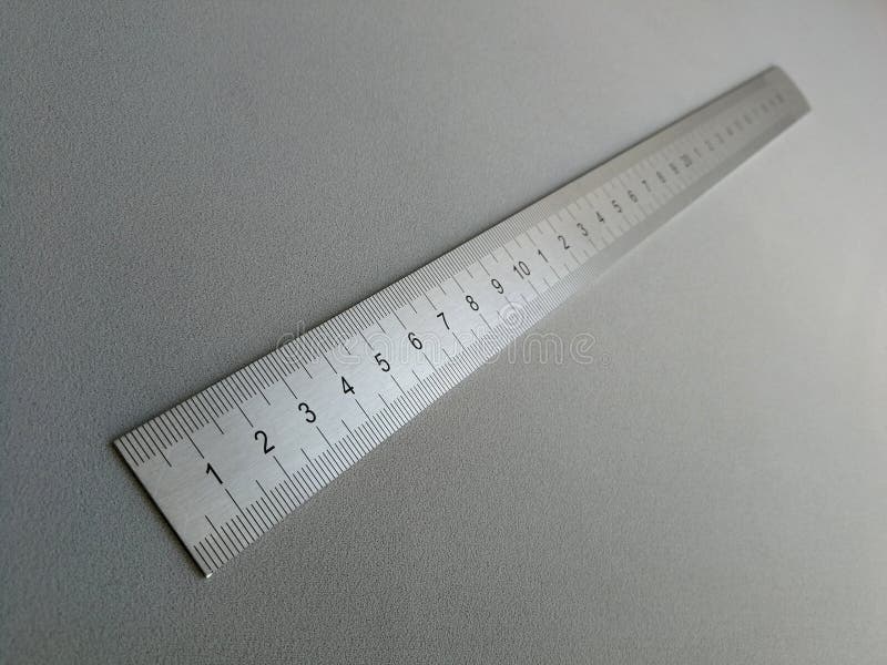 Steel Ruler, Belt Gauge, with Metric System Stock Photo - Image of size ...