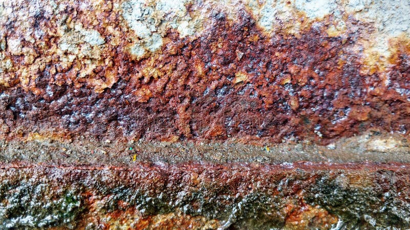 Steel Rust Texture with Humidity Stock Image - Image of rusted, texture ...