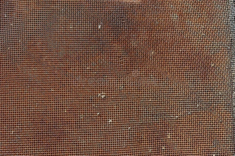 Steel Rusty Mesh Made of Thin Steel Wire Stock Image - Image of fence ...