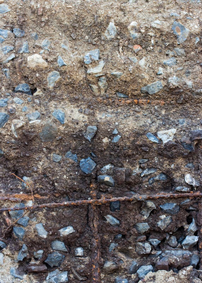 Rusty metal rods on ground stock photo. Image of corroding - 9164804