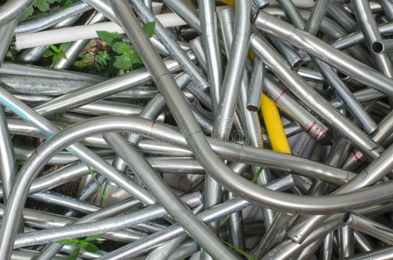 Steel Scrap Iron Scrap Material Recycle Stock Image - Image of aluminum ...