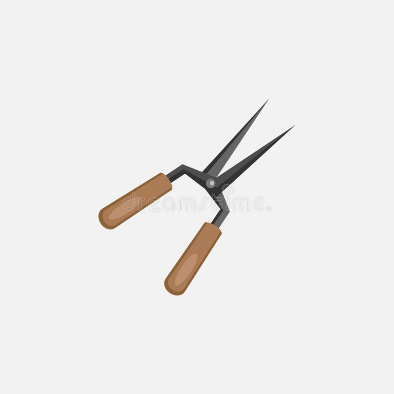 Steel Shear Icon, Flat Style. - Vector Stock Vector - Illustration of ...