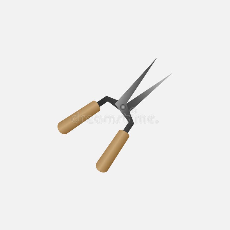 Steel Shear Icon, Flat Style. - Vector Stock Vector - Illustration of ...