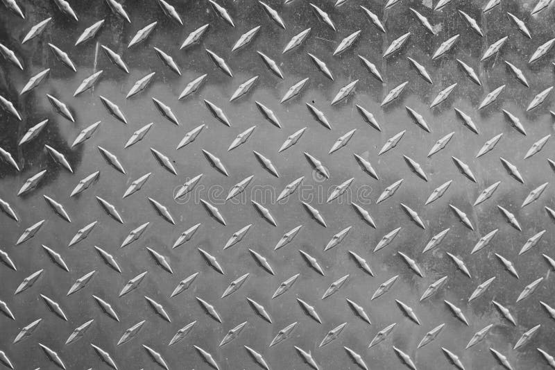 Steel Sheet with Diamond Pattern for Background Use Stock Photo - Image ...