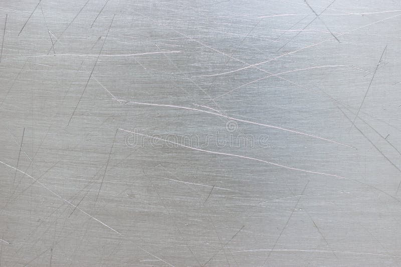 Steel Sheet Sanded with Emery, Worn Metal Background Stock Photo ...