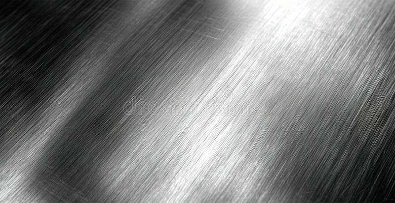 Steel Shine on a Metal Sheet, Panoramic Industrial Iron Texture - AI ...