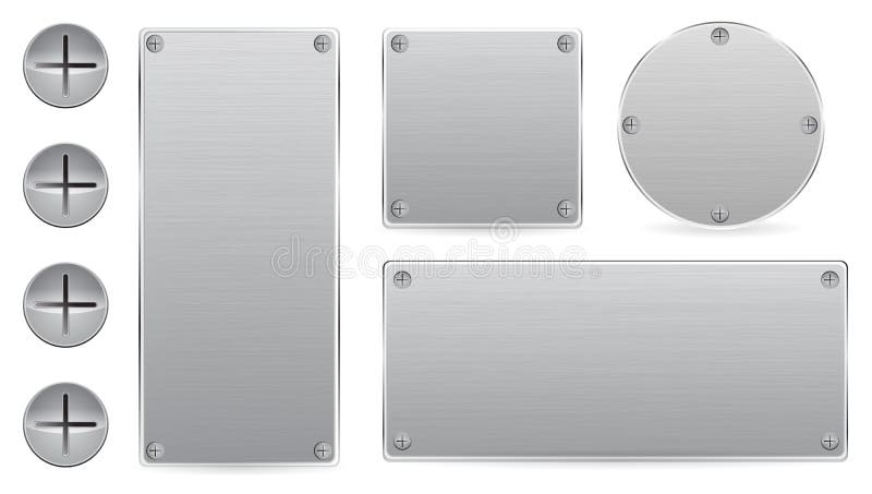 Brushed Steel Metal Texture Stock Illustration - Illustration of ...